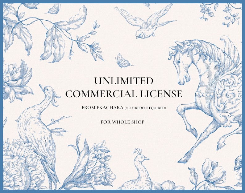 Unlimited Commercial License for Whole Shop Ekachaka, NO Credit ...