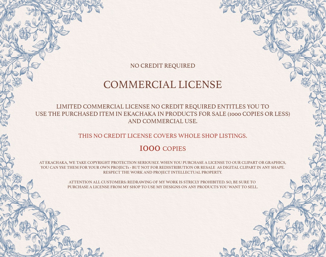 Unlimited Commercial License for Whole Shop Ekachaka, NO Credit ...