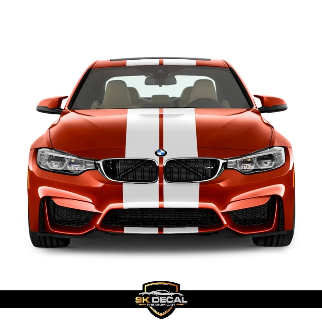 8 Vinyl Rally Stripes Racing Stripe Kit for BMW Multiple Colors ...