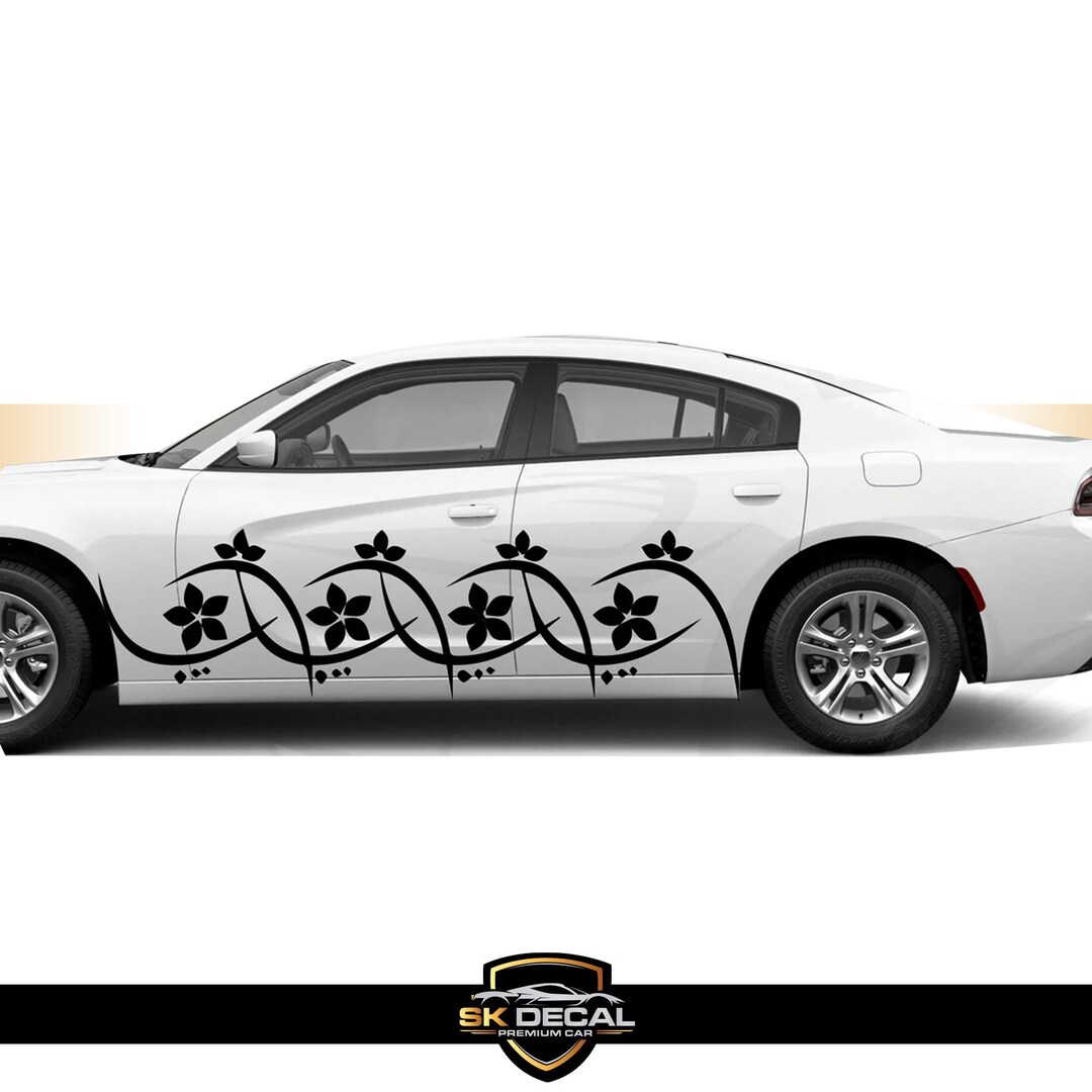Find Flower Car Find Dodge Car Flower Car Sticker - Etsy