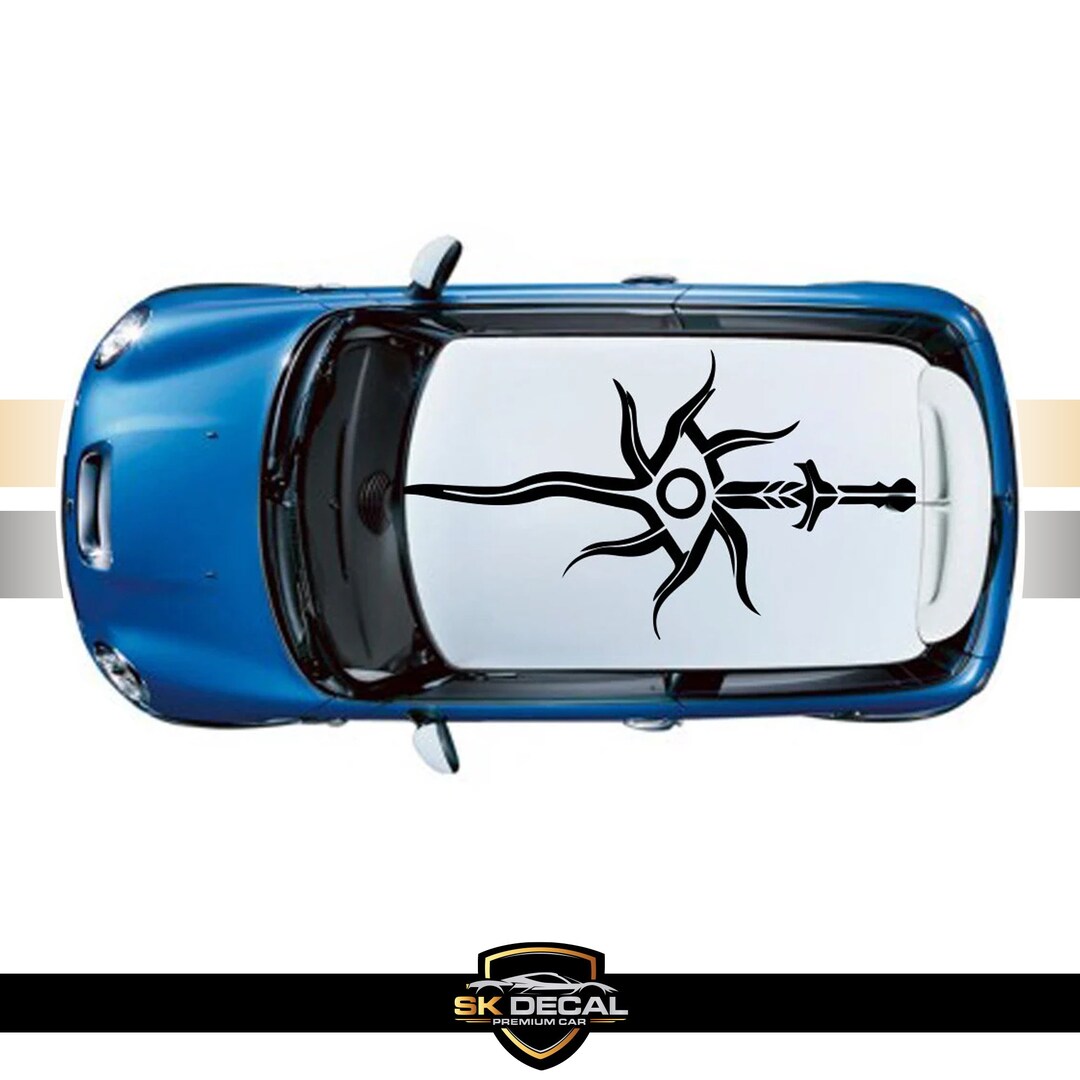 Mini Cooper Roof Sword Eye Sticker Mini Cooper Roof Sticker Mini Cooper ...