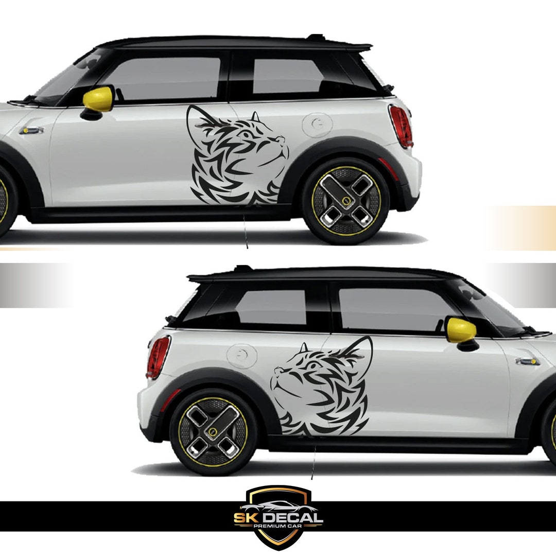 Mini Cooper Cat Sticker Mini Cooper Sticker Mini Cooper Cat Sticker ...