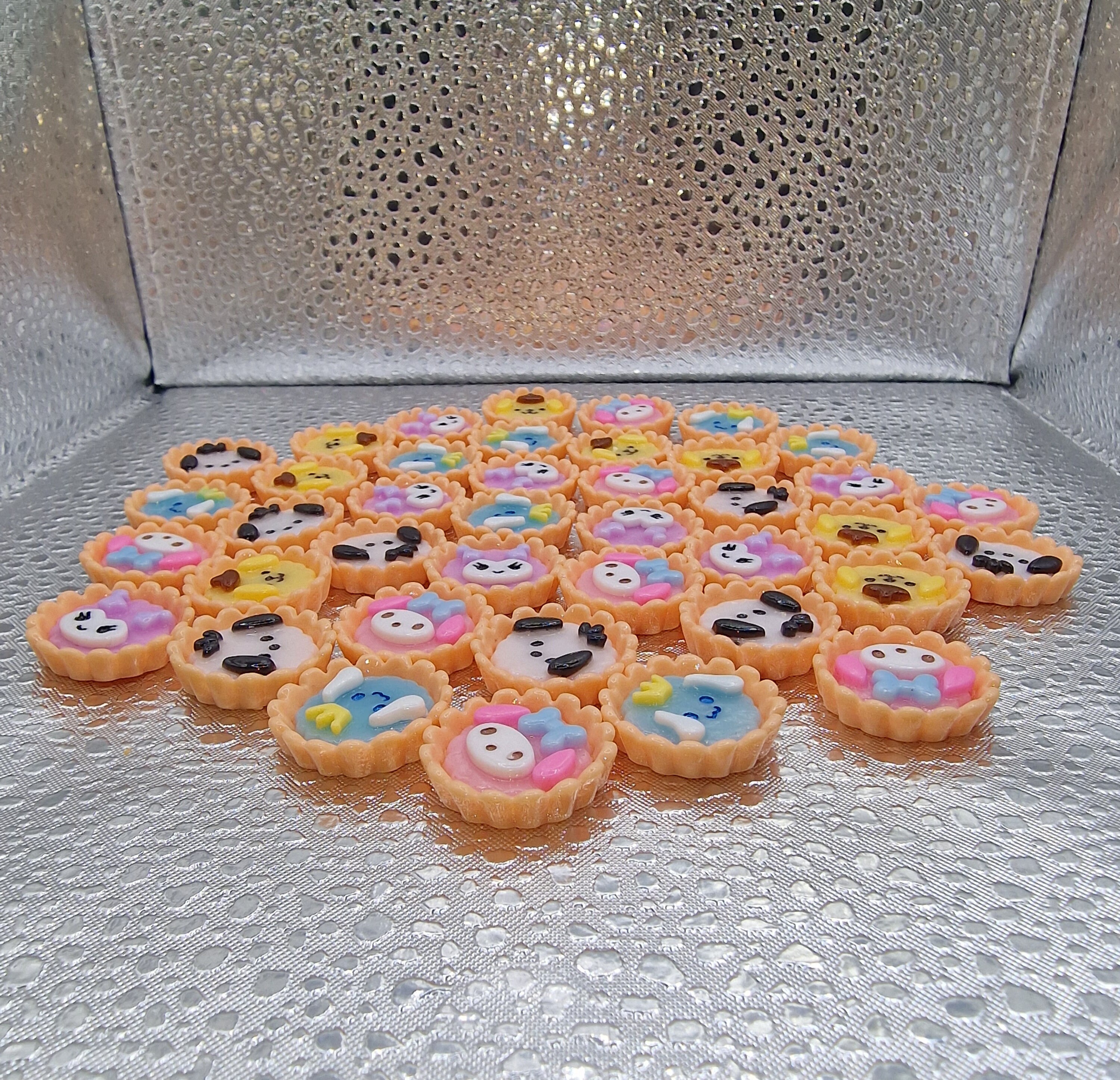 Kawaii Characters Miniature Sanrio Tart 5pcs Charms Set Decoden DIY ...