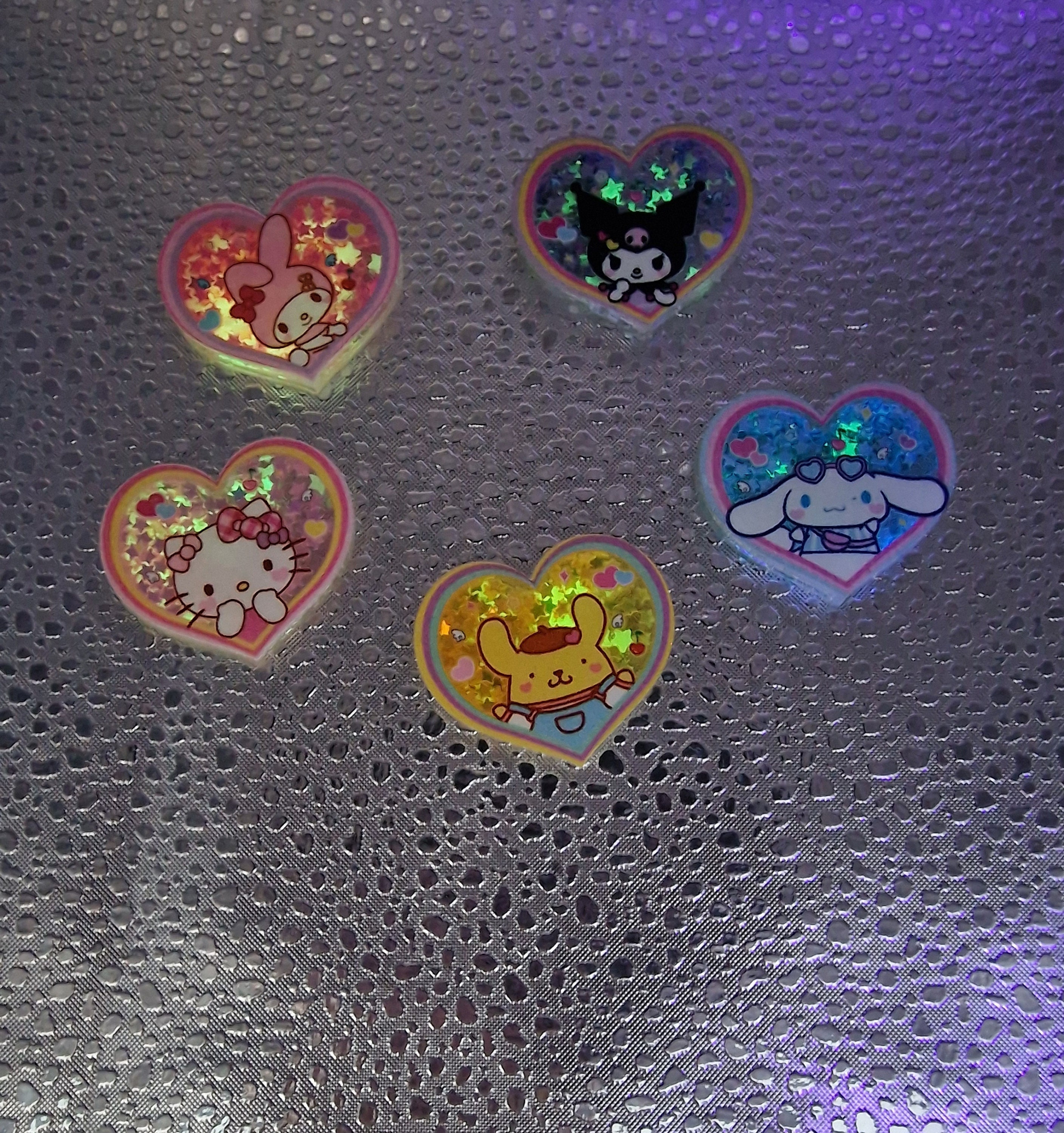 Kawaii Character Animals Shaker Decoden Acrylic Shakers Flatback ...