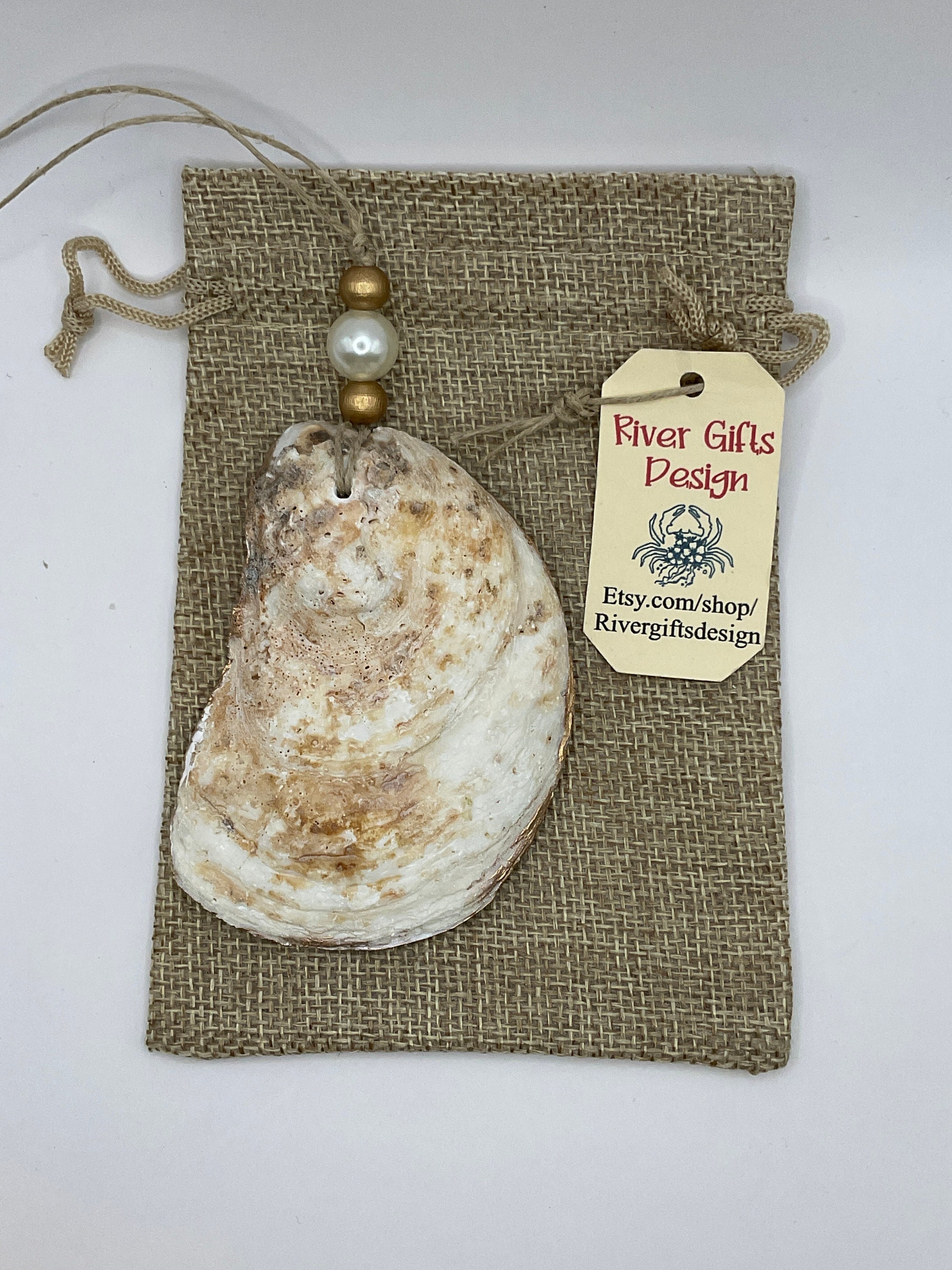 Islamorada, FL Nautical Map Oyster Shell Ornament Upper Matecumbe Key ...
