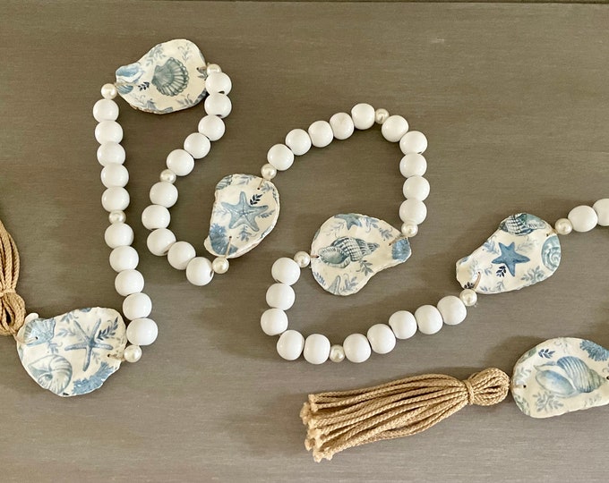 Seashells Oyster Shell Garland - Etsy
