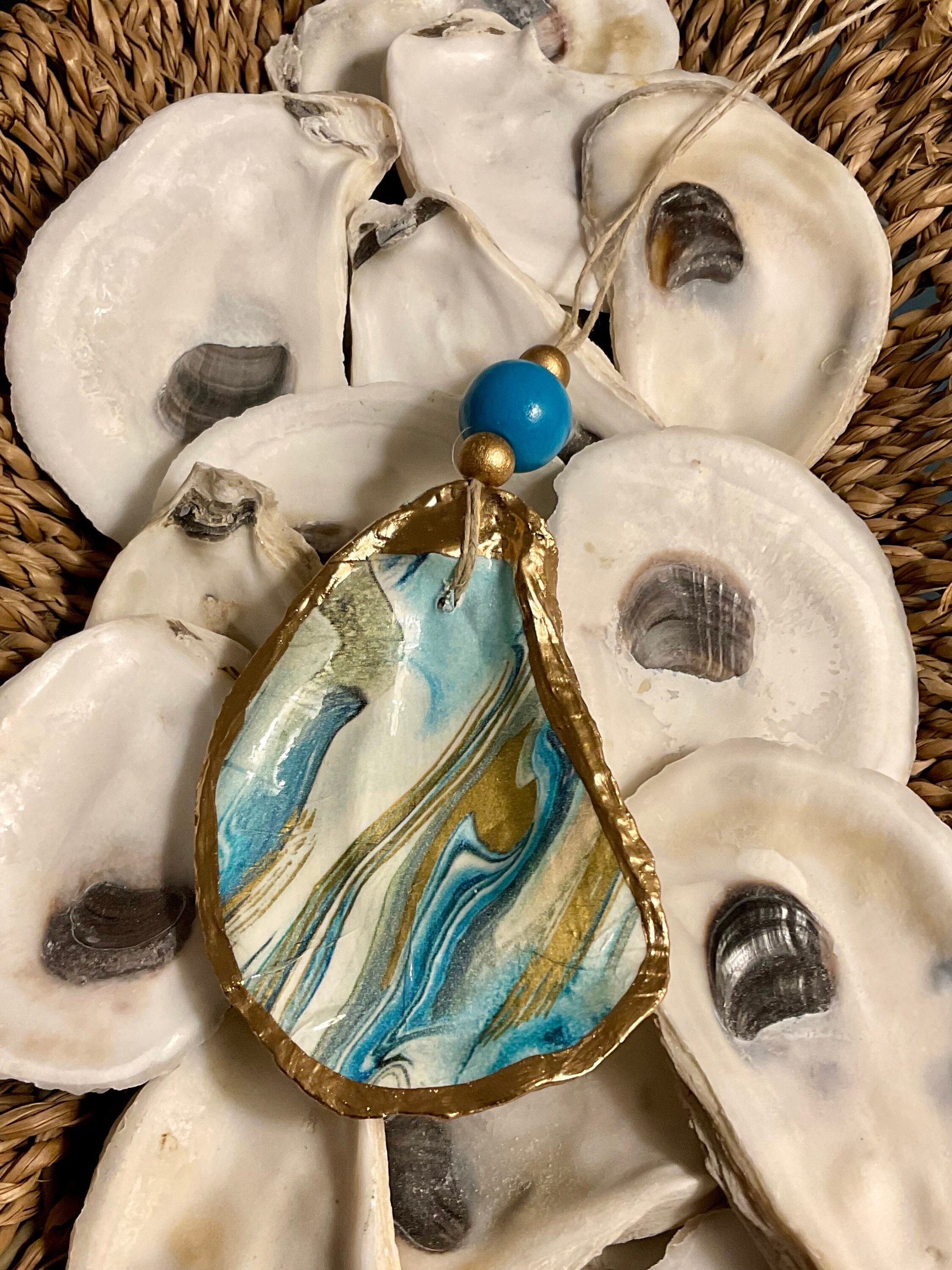 Oyster Shell Ornament - Etsy