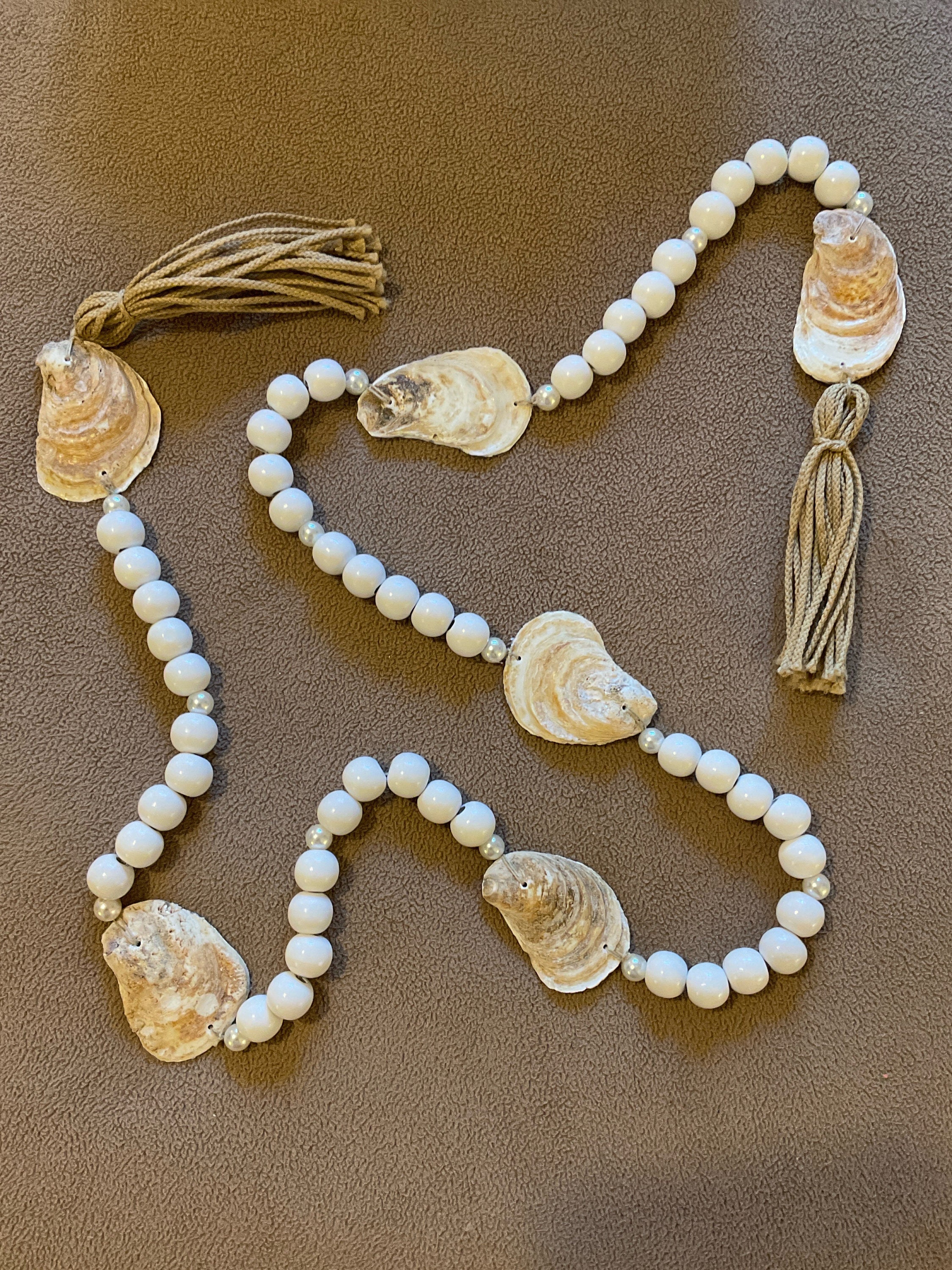 Seashells Oyster Shell Garland - Etsy