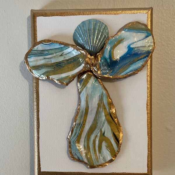 Oyster Shell Angel - Etsy