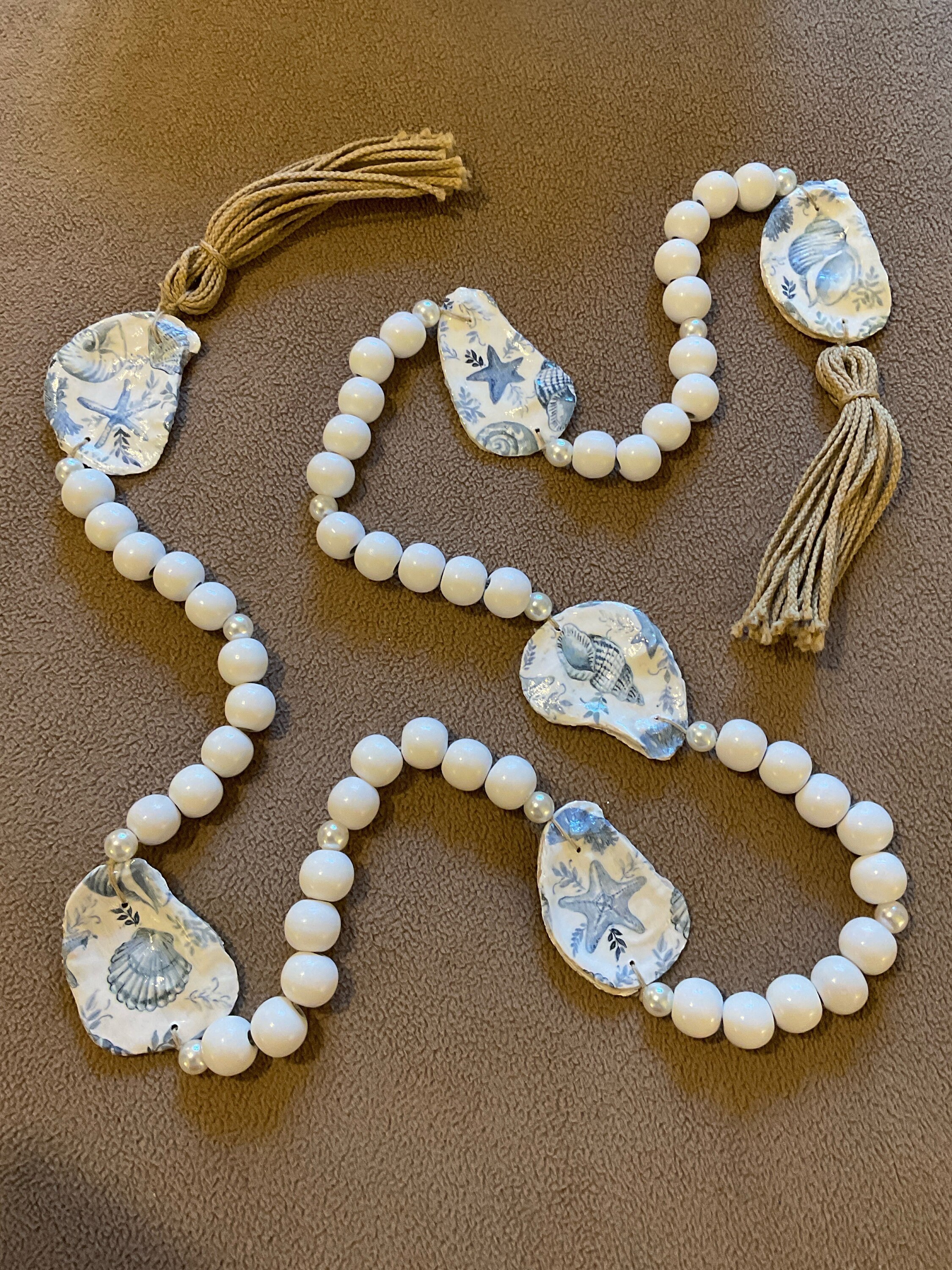 Seashells Oyster Shell Garland - Etsy