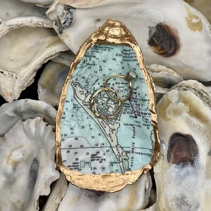 Anna Maria Island, Florida Oyster Shell Trinket Dish - Etsy