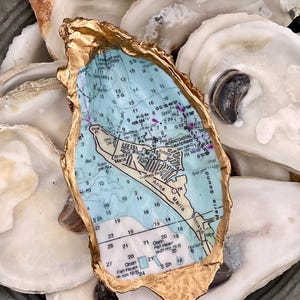 Anna Maria Island, Florida Oyster Shell Trinket Dish - Etsy