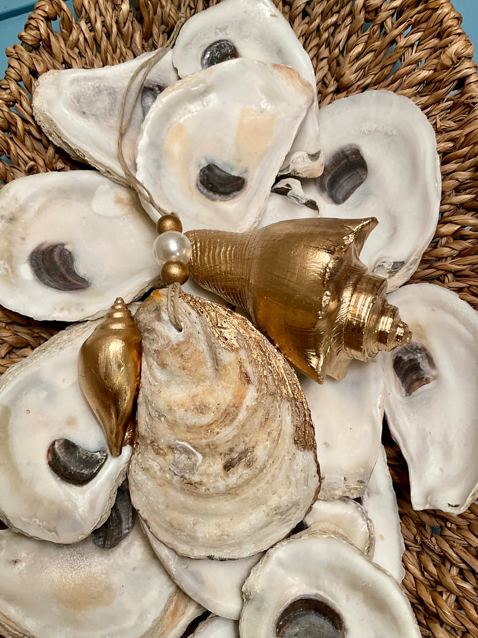 Holly Berry Branches Christmas Oyster Shell Ornament - Etsy