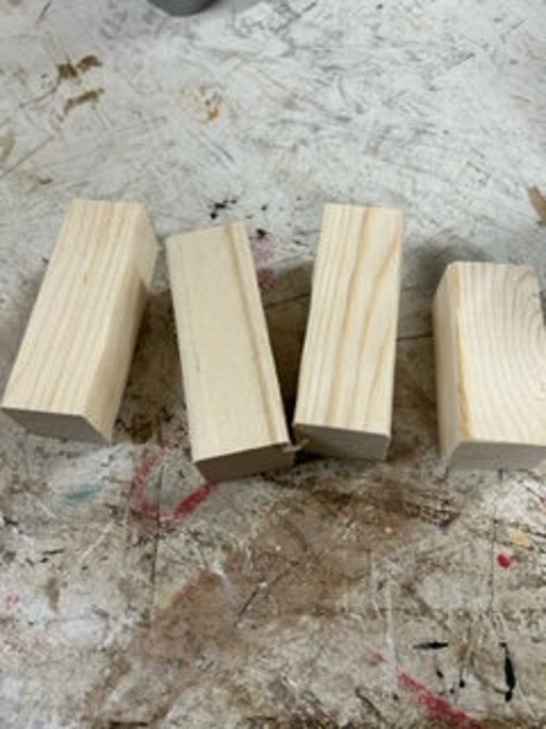 Wood Block Family, Custom Wood Block Family - Etsy