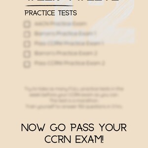 CCRN 12-week Study Plan - A Guide to Becoming a Certified Critical Care ...