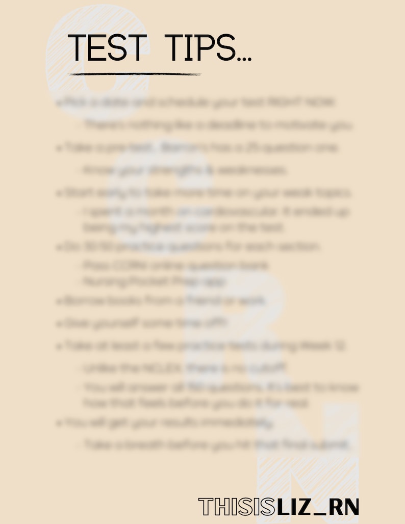 CCRN 12-week Study Plan - A Guide to Becoming a Certified Critical Care ...