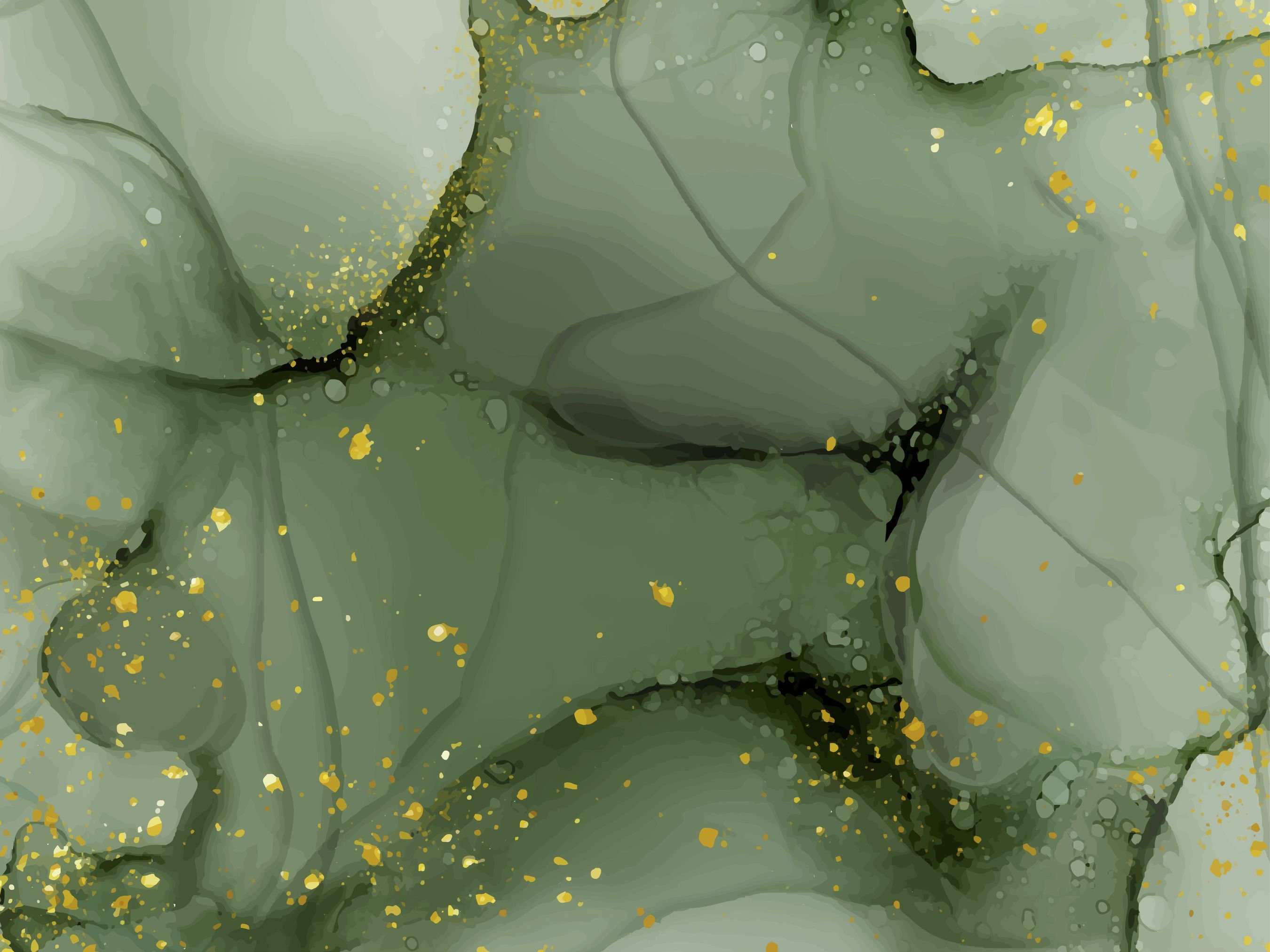 Set of 3 | Sage Green Marble Wall Prints | Elegant Marble Wall Art ...