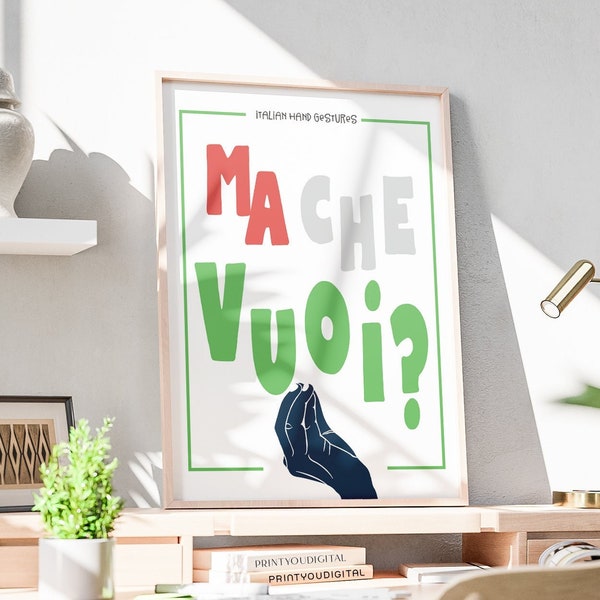 Ma Che Vuoi Print - Etsy