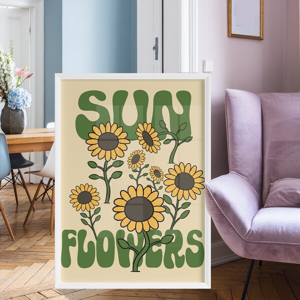 Sunflower Poster - Etsy