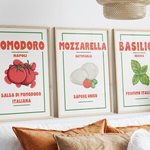 Bundle Set of 6 Printable Italian Wall Art, Gallery Poster Spritz Food ...