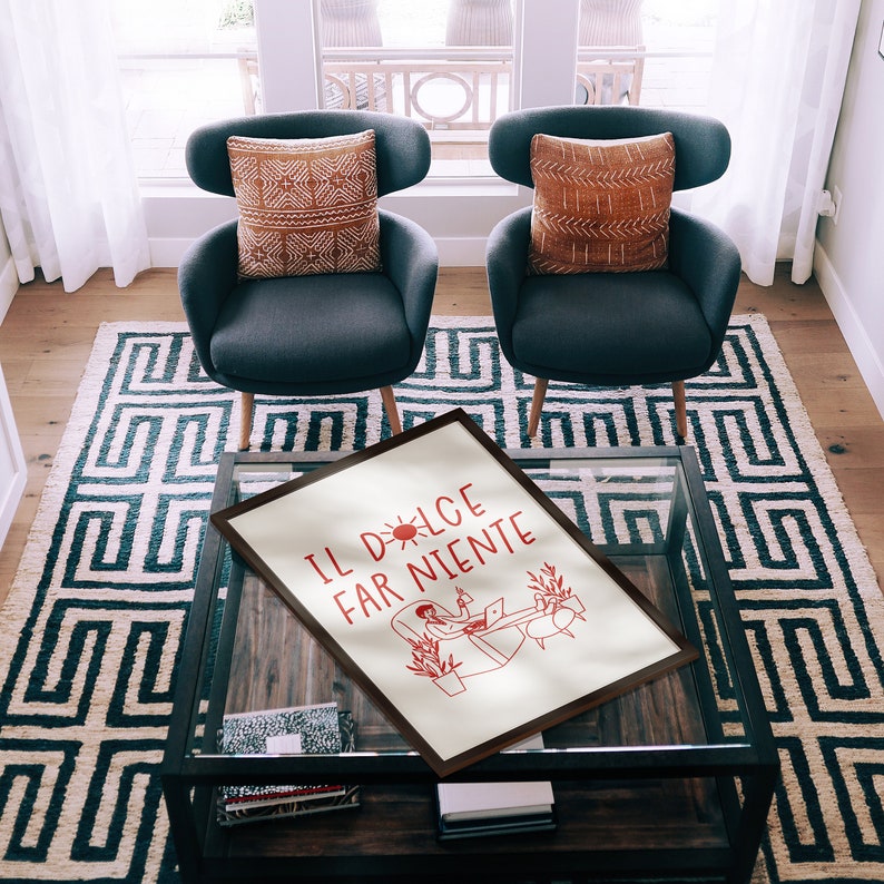 Il Dolce Far Niente Poster Printable Italian Quote Print Italy Art ...