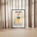 Retro Gelato Print, Italian Ice Cream Poster Unique Design, Food Poster ...