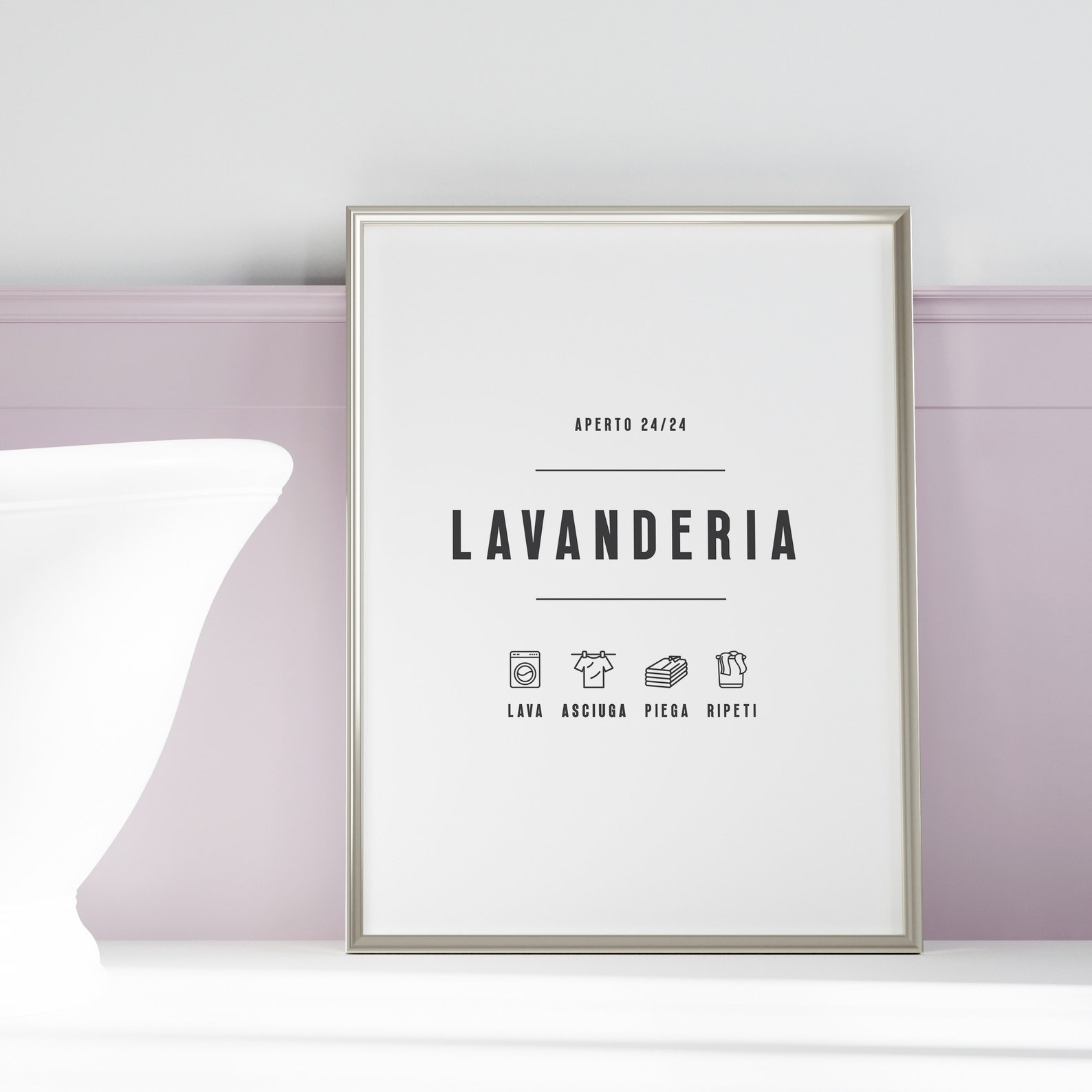 Set of 3 Laundry Symbol Guide Printable With Instructions in Italian ...