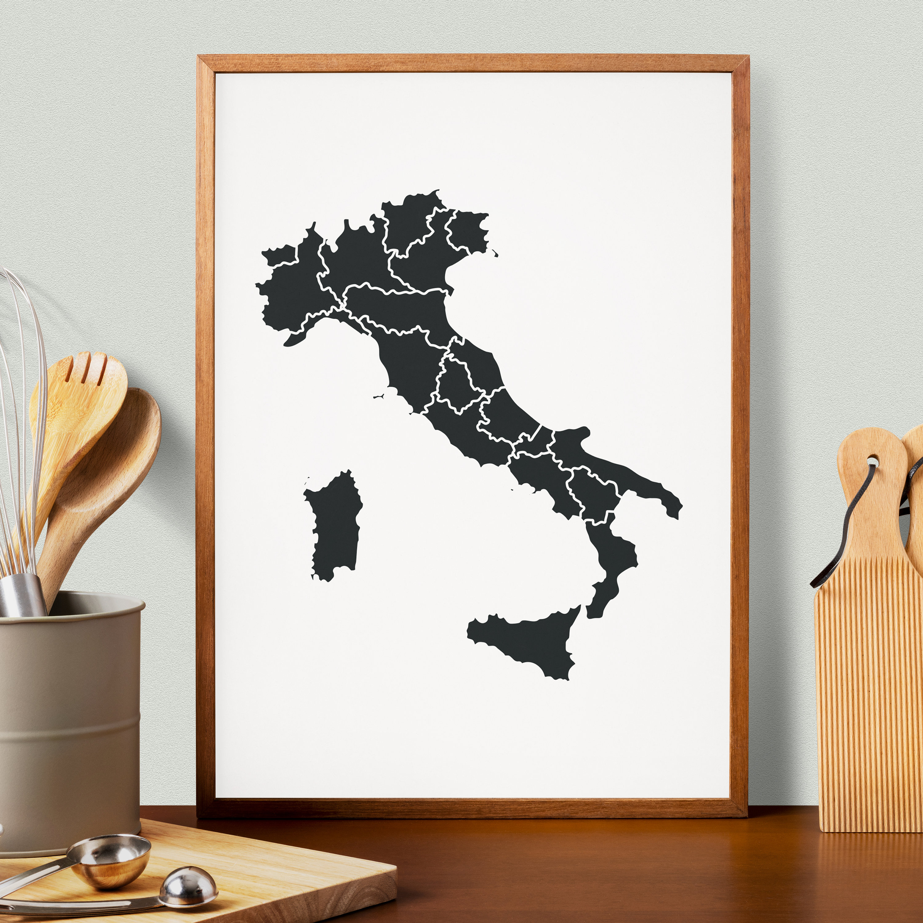 Set of 3 Italian Wall Art Printable, Italian Pasta Guide Chart, Pizza ...