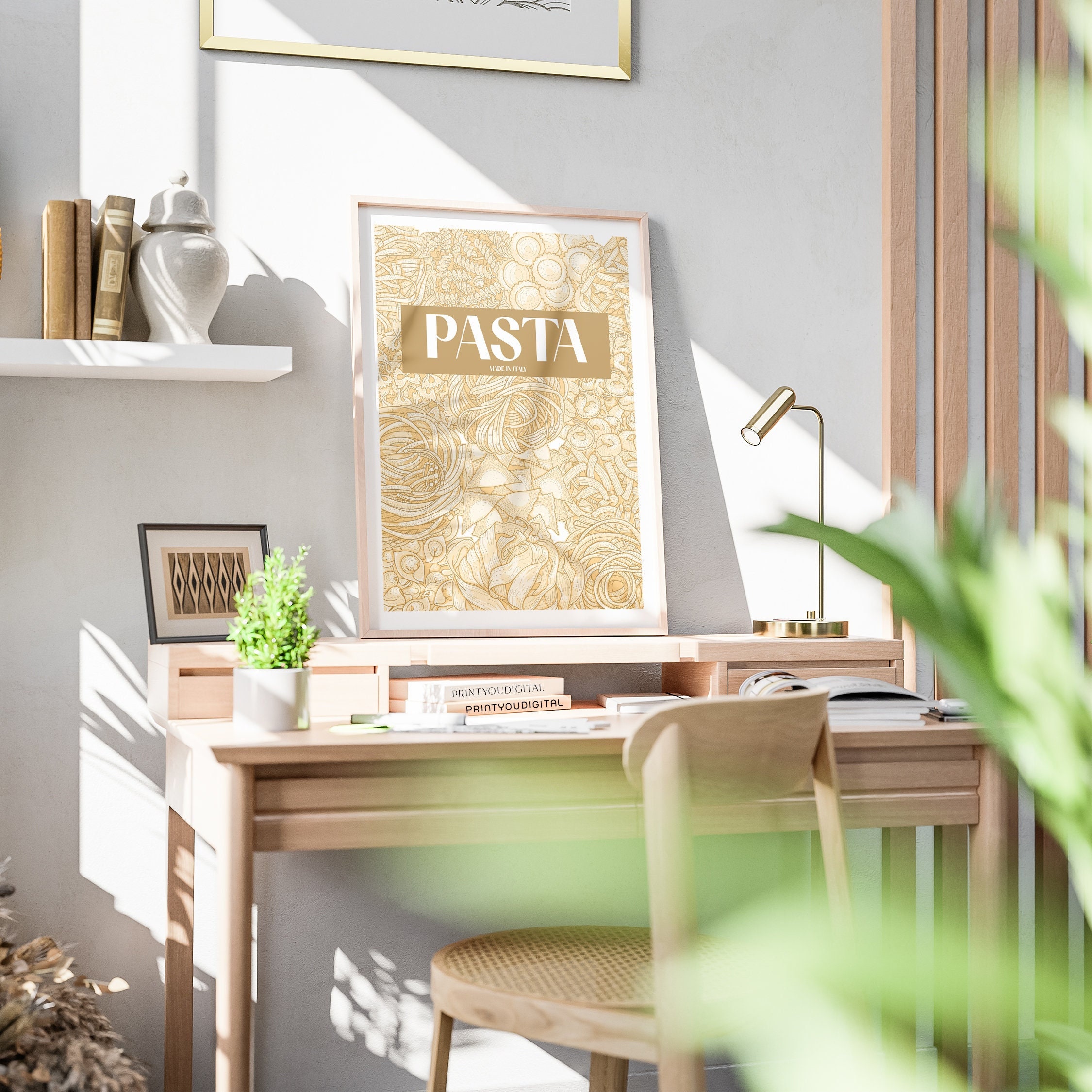 Pasta Wall Art Printable Italian Types of Pasta Printable - Etsy