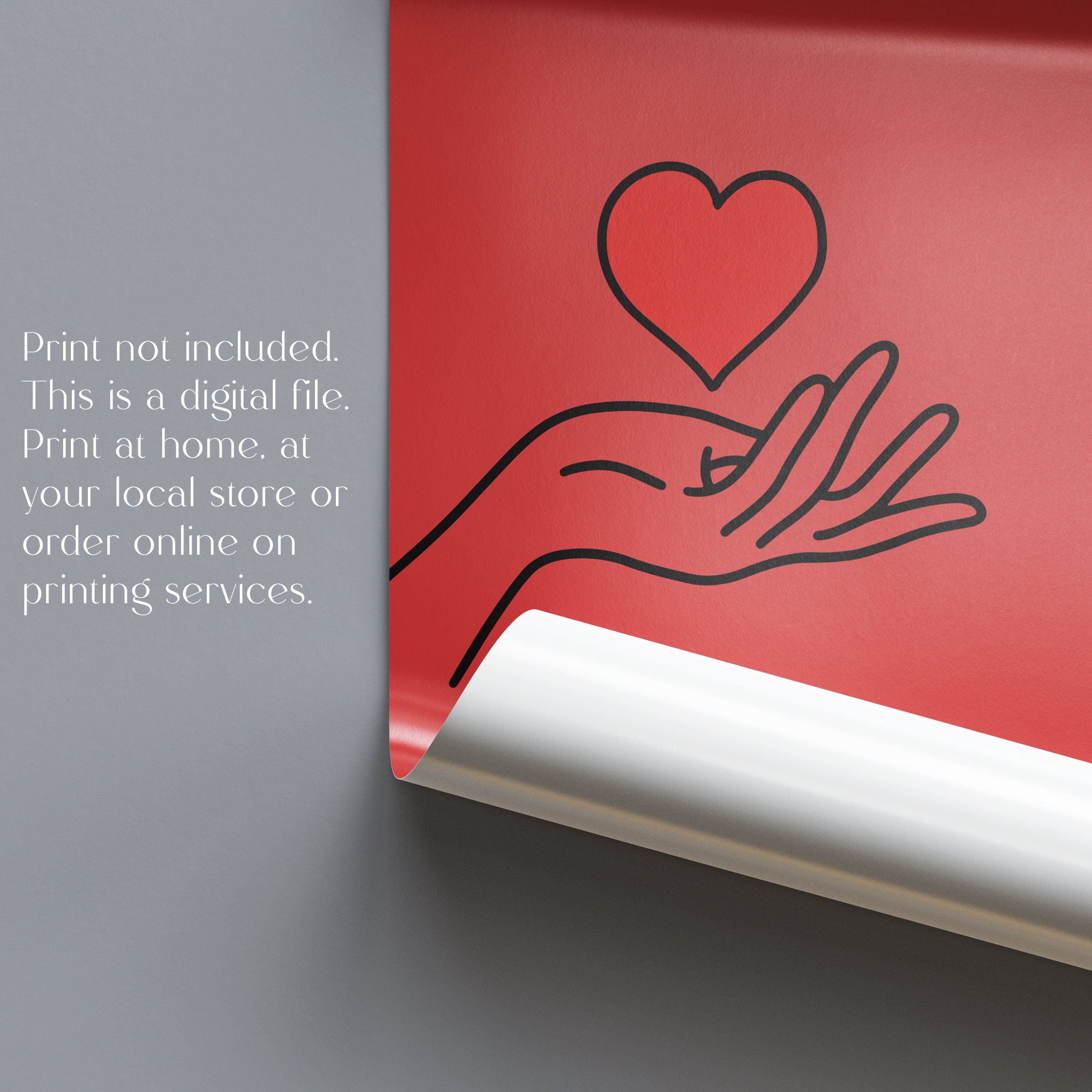 Retro Poster Printable Italian Hand Gesture, Amore Italian Quote Print ...