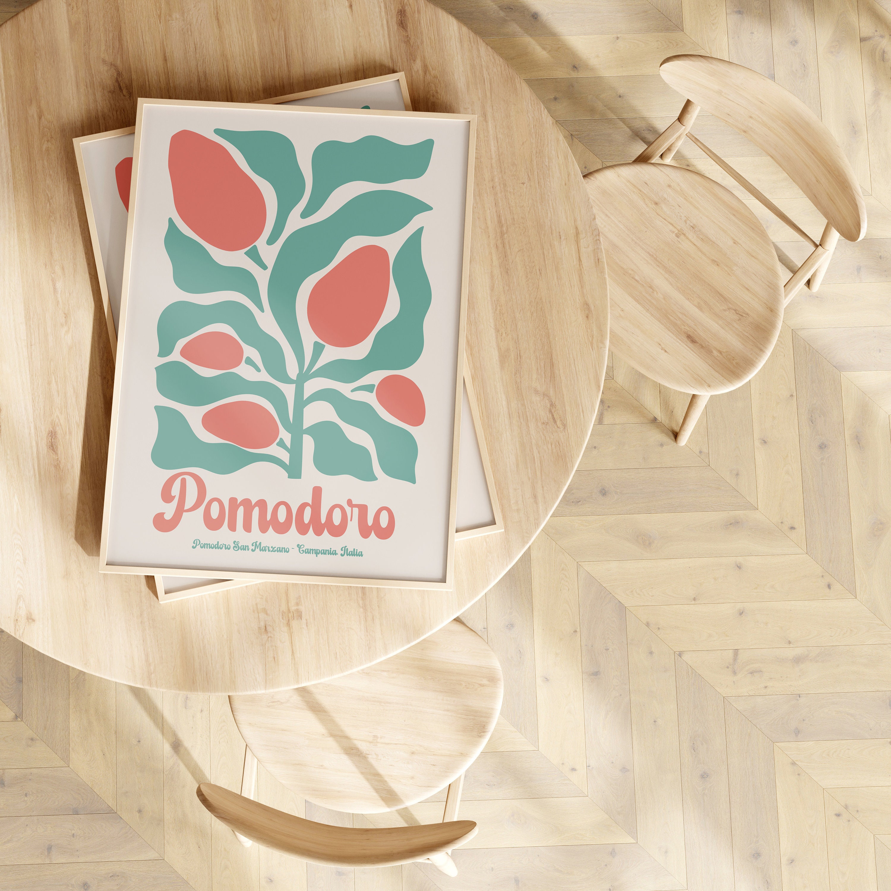 Pomodoro Poster Printable, Kitchen Wall Art Modern Home Italy, Tomato ...