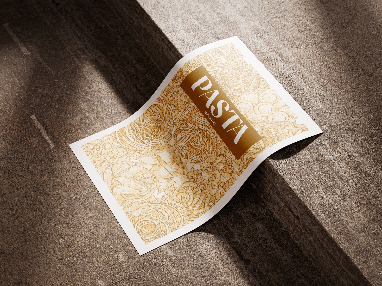 Pasta Wall Art Printable, Italian Types of Pasta Printable Poster ...