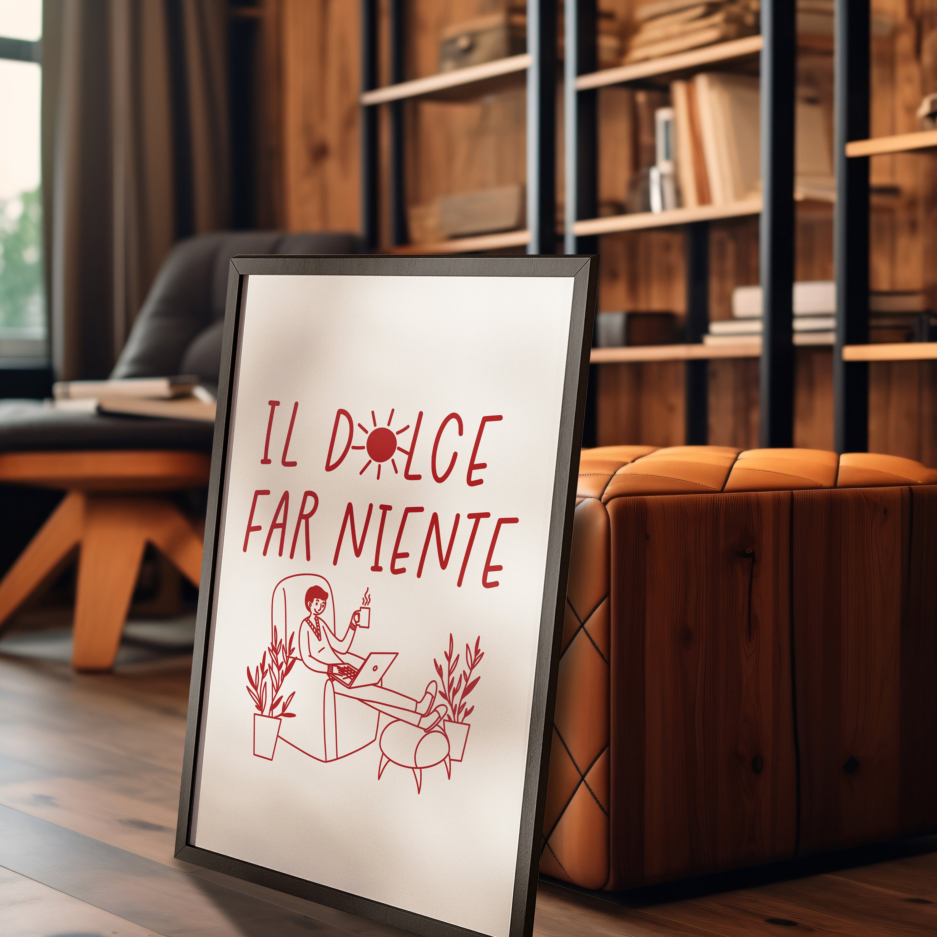 Il Dolce Far Niente Poster Printable Italian Quote Print Italy Art ...