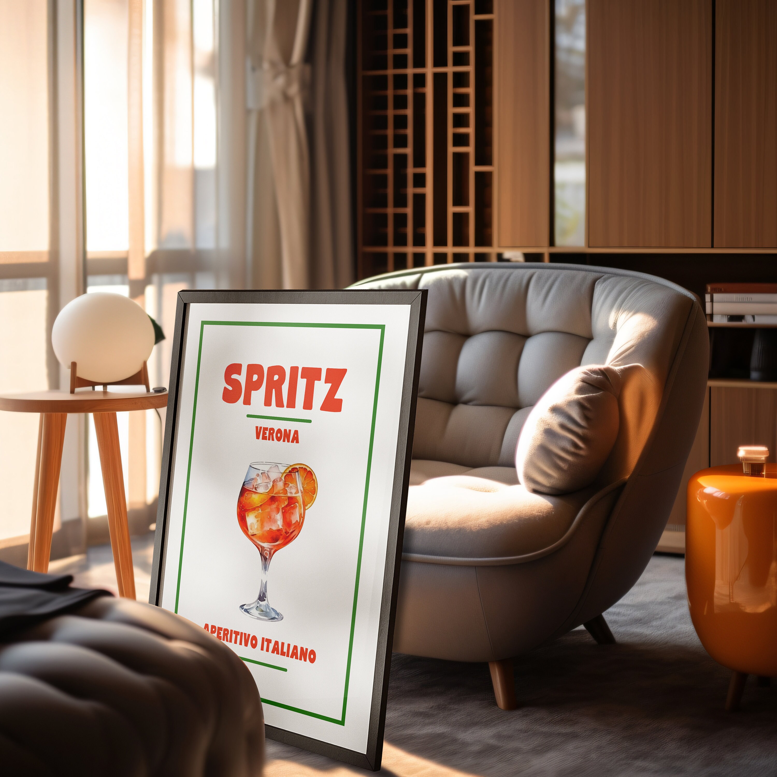 Aperol Spritz Poster Printable, Aperitivo Italiano Print Retro, Kitchen ...