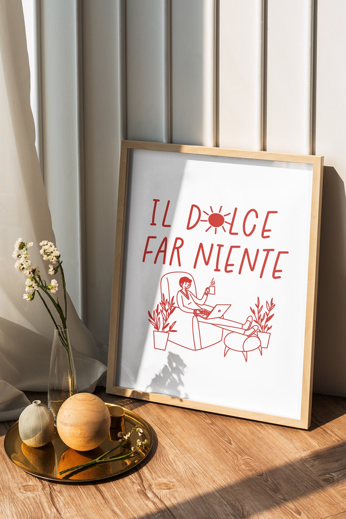 Il Dolce Far Niente Poster Printable Italian Quote Print Italy Art ...