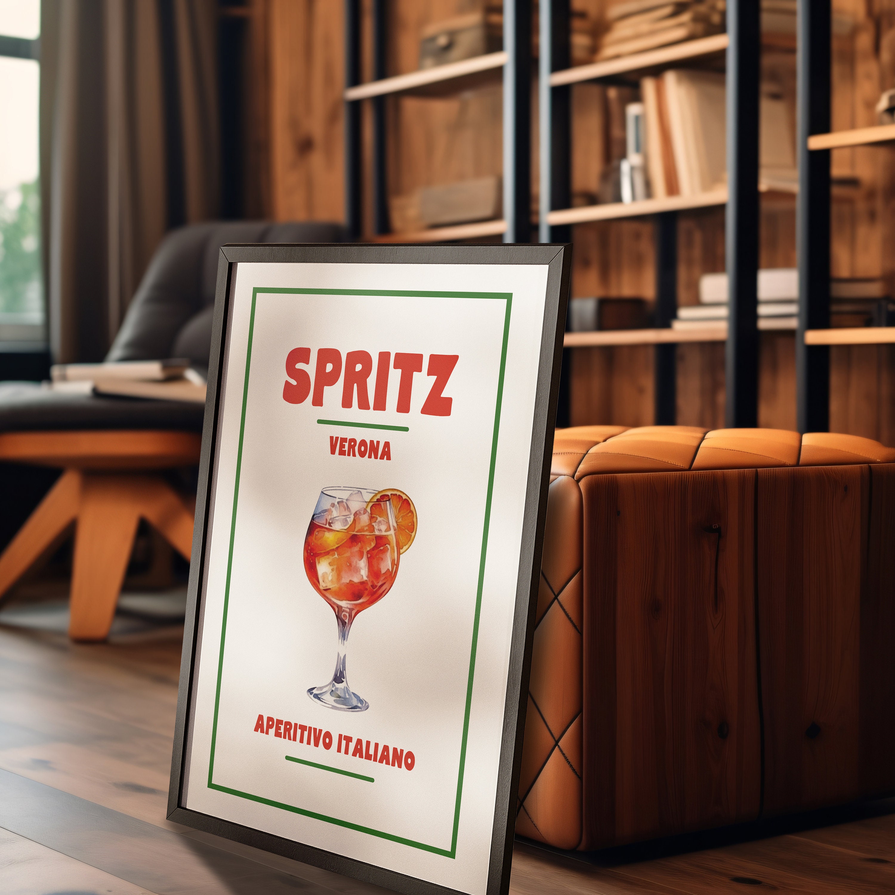 Aperol Spritz Poster Printable, Aperitivo Italiano Print Retro, Kitchen ...