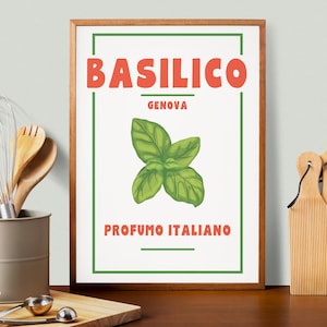 Pomodoro Mozzarella Basilico Printable Poster Set of 3, Italian Wall ...