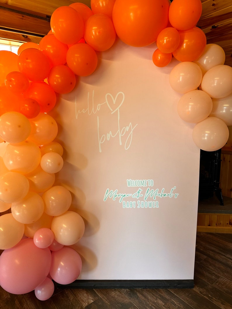 Customizable Wood Backdrop- Foldable- Balloon Arch - Etsy