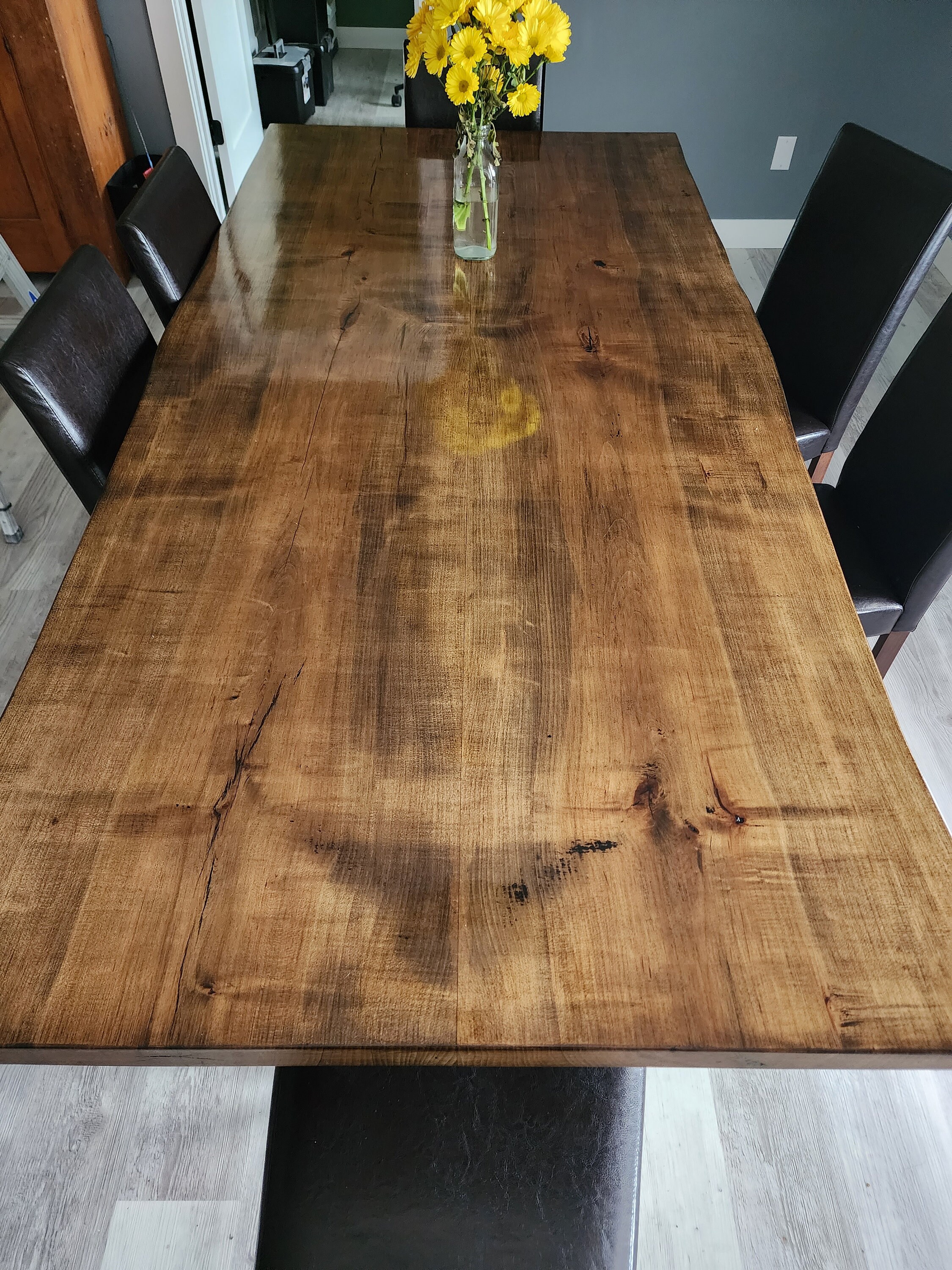 Beautiful Hard Maple 7ft Farmhouse Table - Etsy