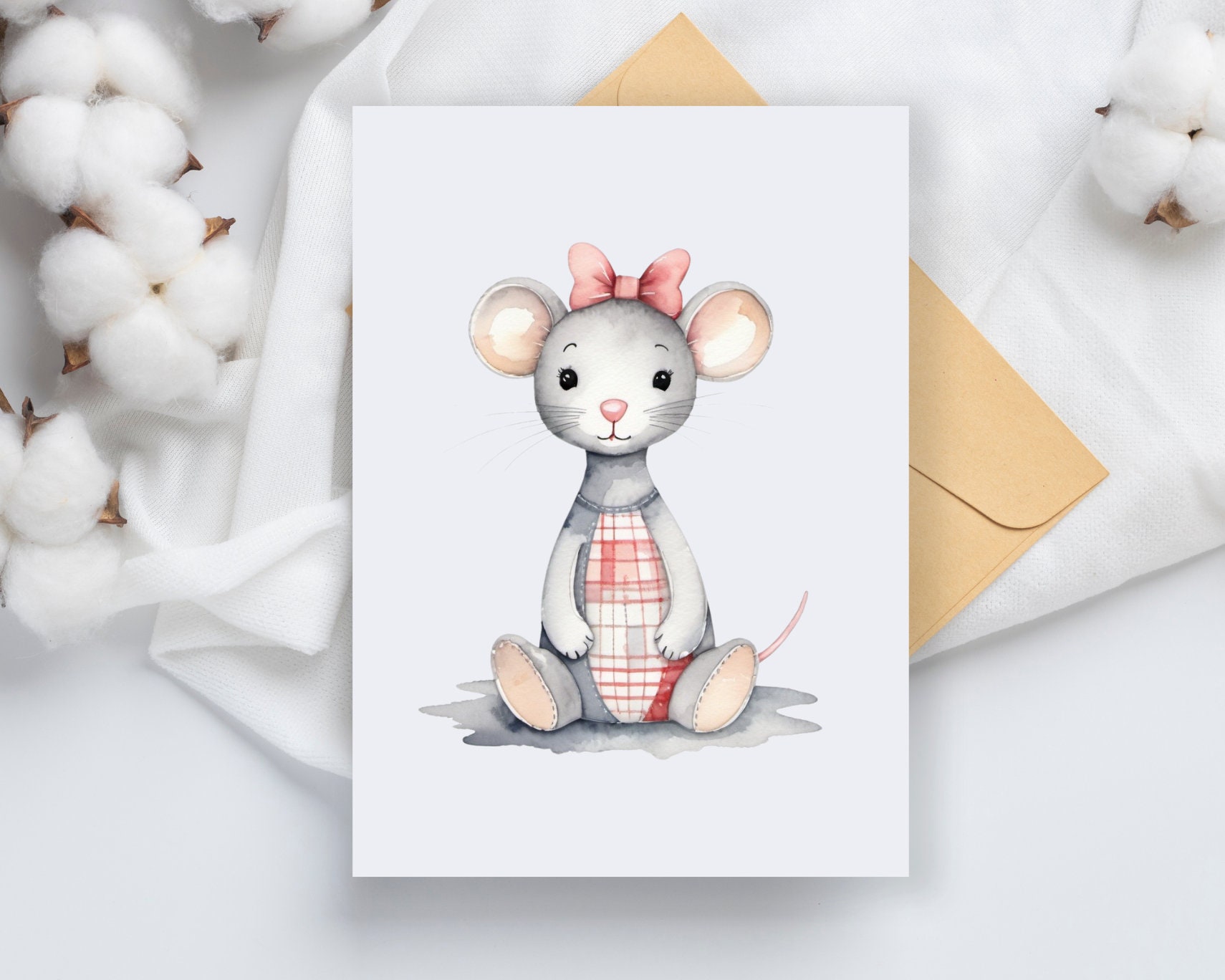 Watercolor Nursery Animal Clipart, Cute Animals Clip Art, Watercolour ...