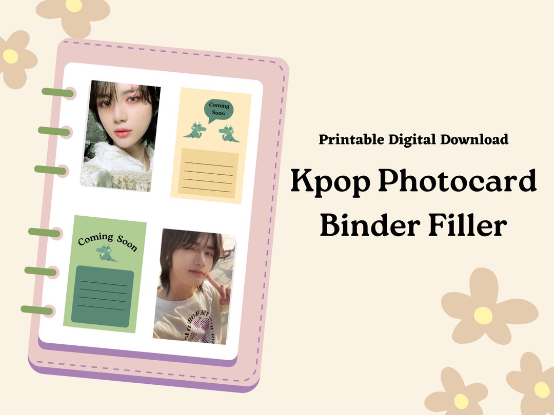 Kpop Binder Filler Template at Mario Wall blog