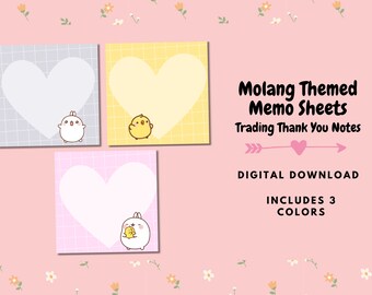TXT Themed Memo Sheets/photocard Trading Thank You Note/notepad - Etsy