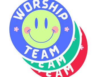 Worship Digital Stickers - Etsy