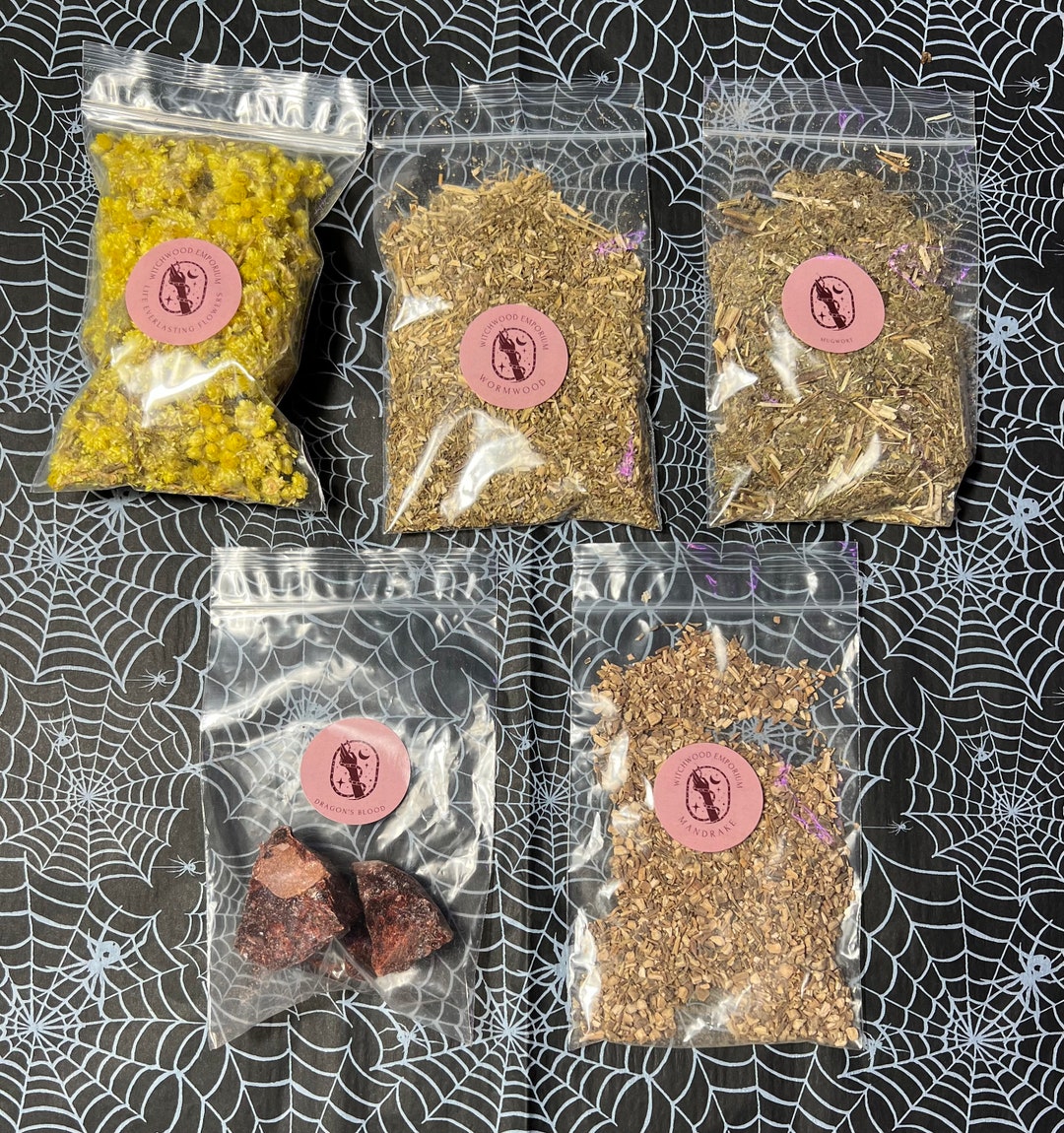 Samhain Five Herb, Root, Flower, and Resin Box, Samhain Witchcraft ...