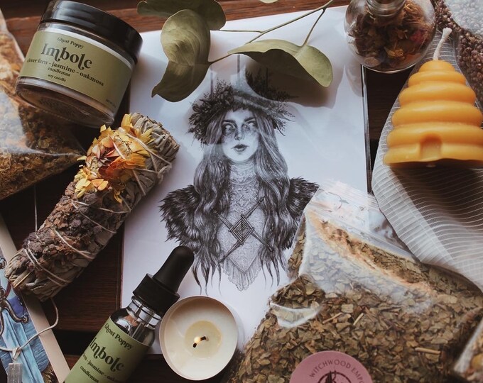Imbolc Ritual Box, Imbolg Ritual Kit, Goddess Brigid Ritual Kit, Pagan ...