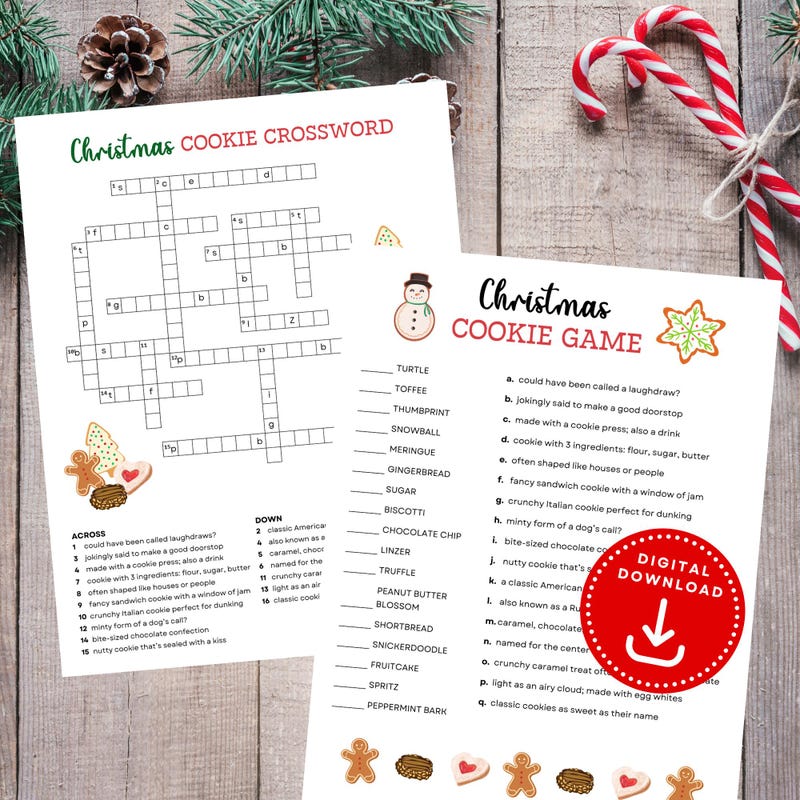 Christmas Cookie Game - Etsy