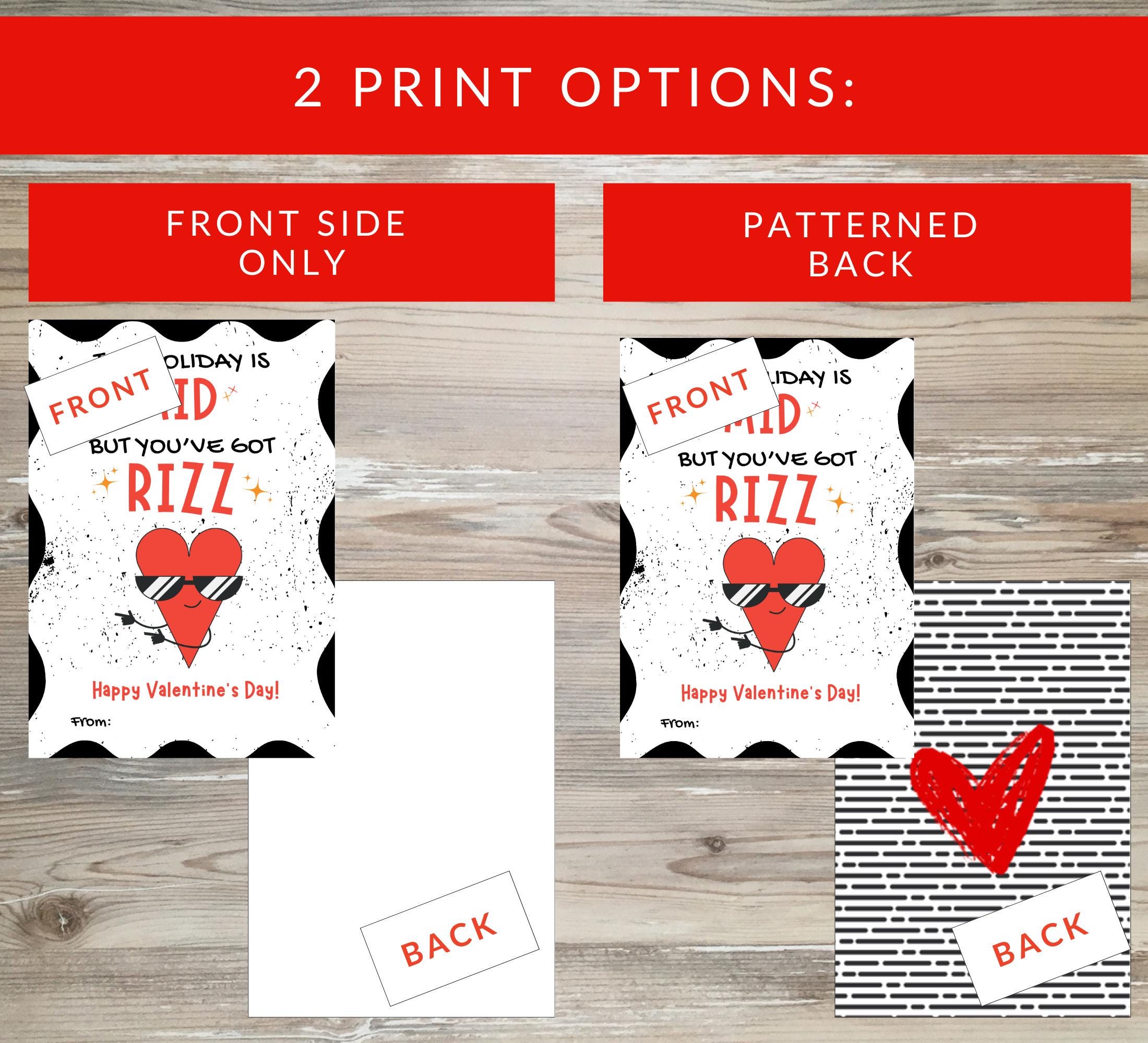 Slang Kids Valentines Day Cards, Gen Z Alpha Slang Valentines, Funny ...