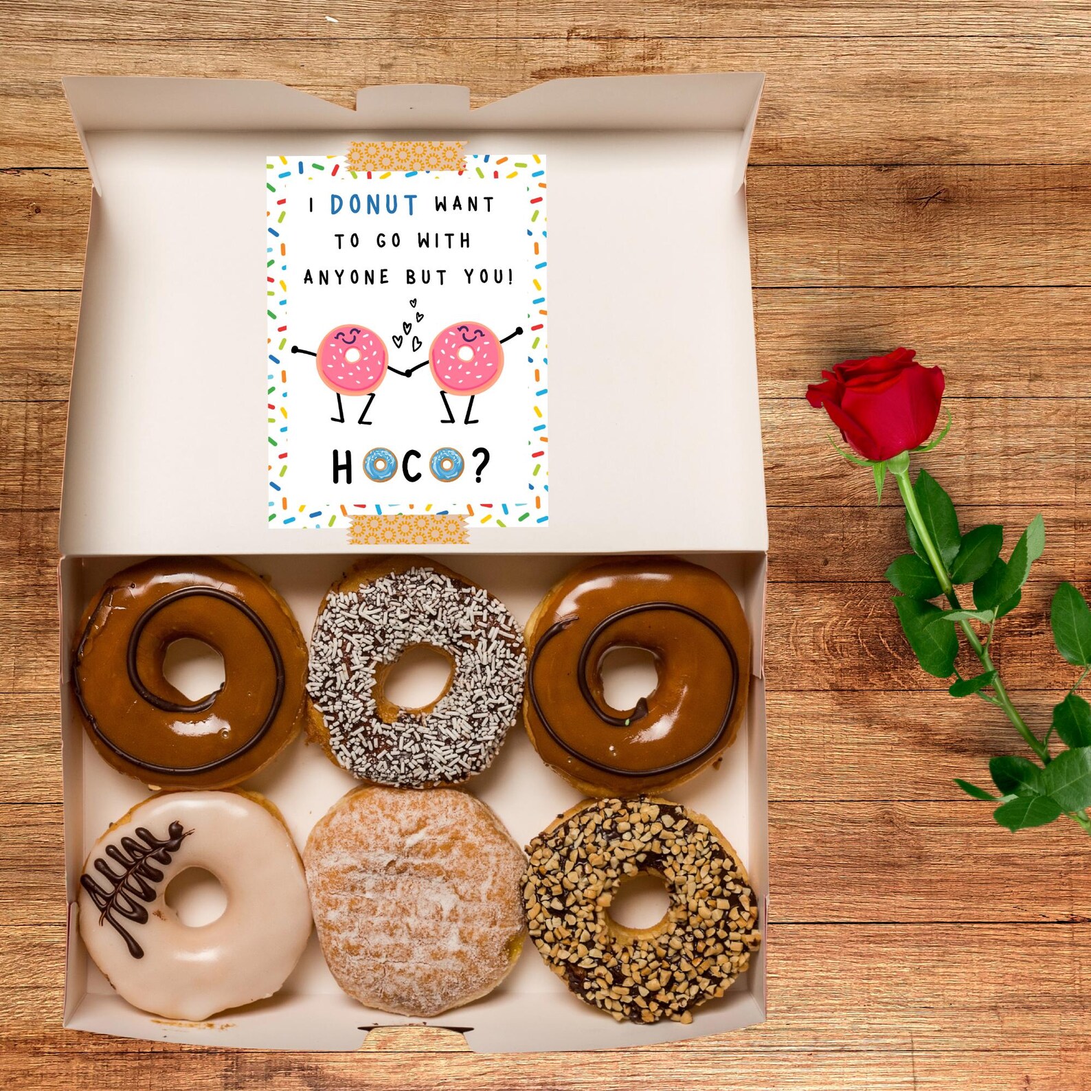 HOCO Donut Proposal Poster, Homecoming Proposal Idea, HOCO Proposal ...