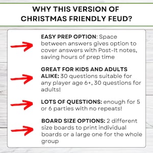 Christmas Friendly Feud, Printable Christmas Game, Christmas Party Game ...