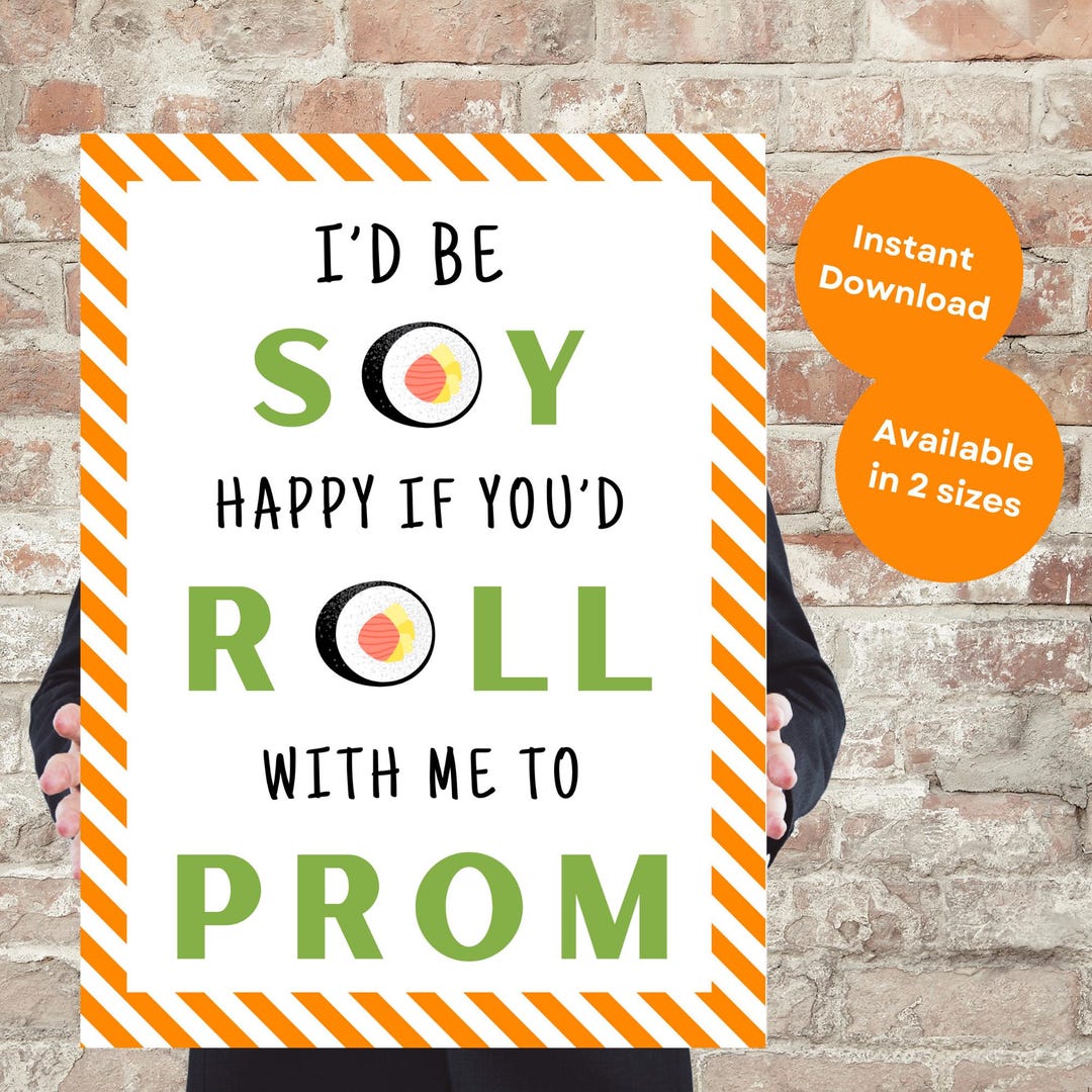 Prom Proposal, Promposal, Prom Proposal Sign, Promposal Sign, Prom ...